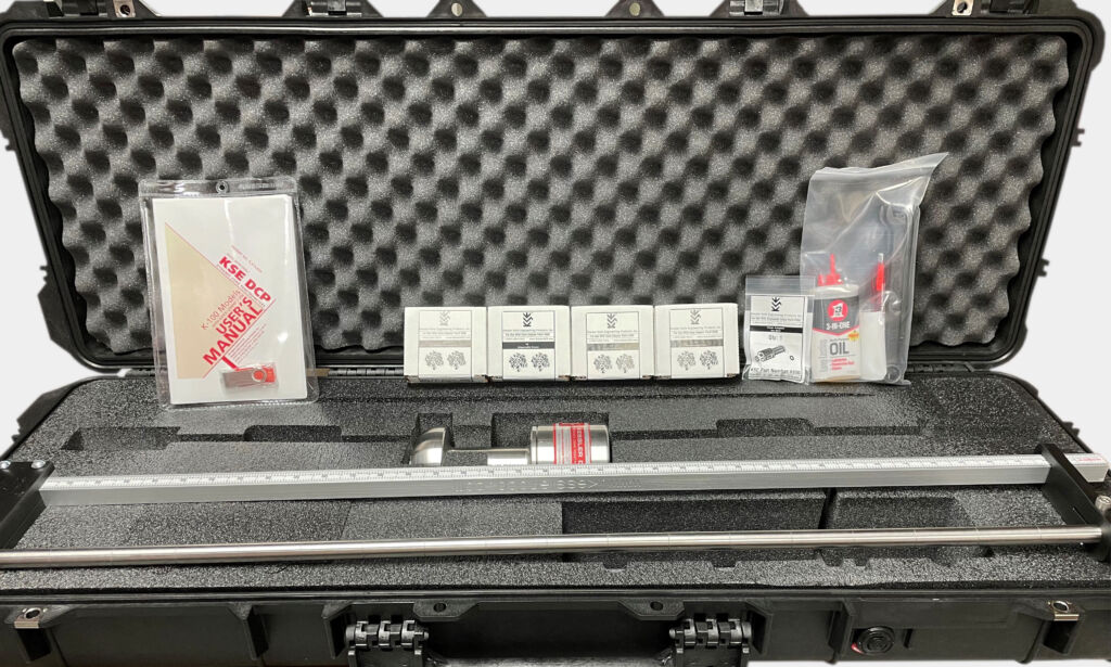 K-100M-T Protected Grip Dynamic Cone Penetrometer (DCP) Kit - KSE Testing