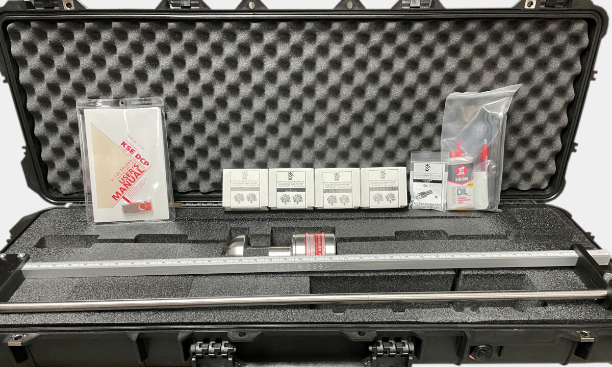 K-100M-T Protected Grip Dynamic Cone Penetrometer (DCP) Kit - KSE Testing